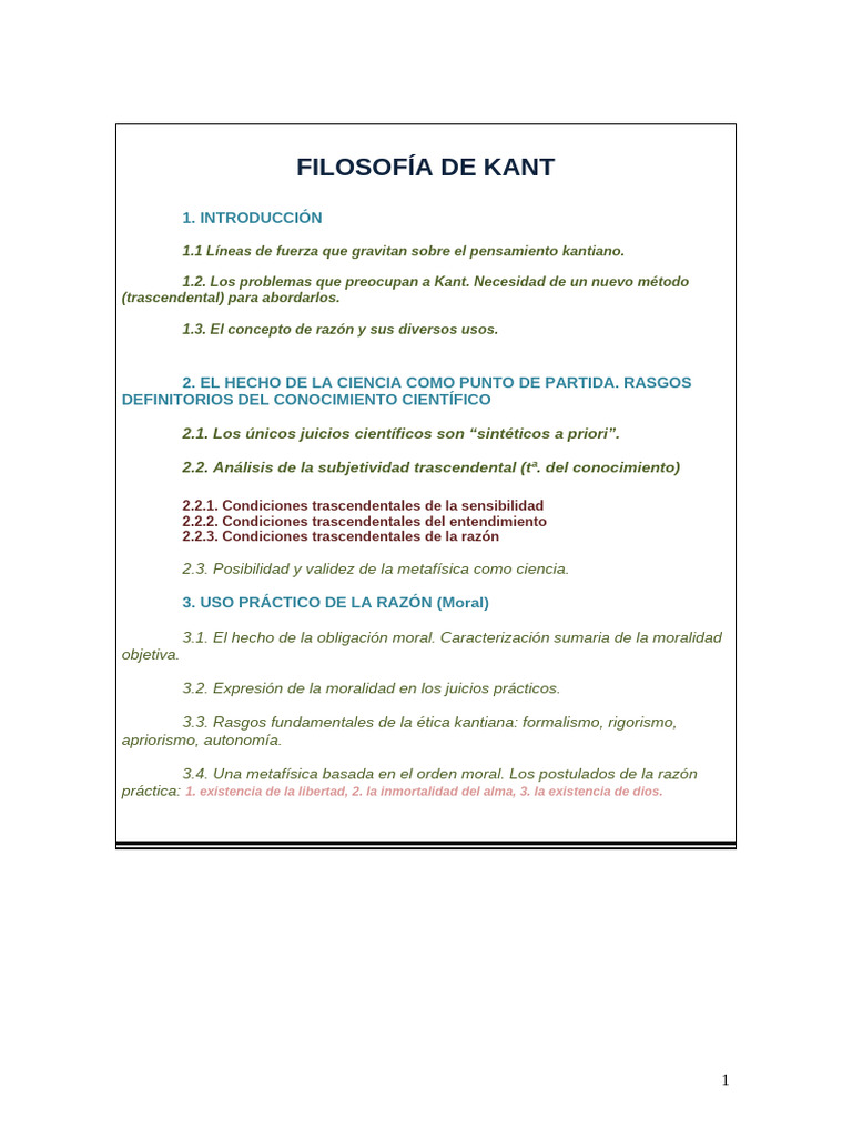 18 - Filosofía de Kant | PDF | Immanuel Kant | A priori y a posteriori