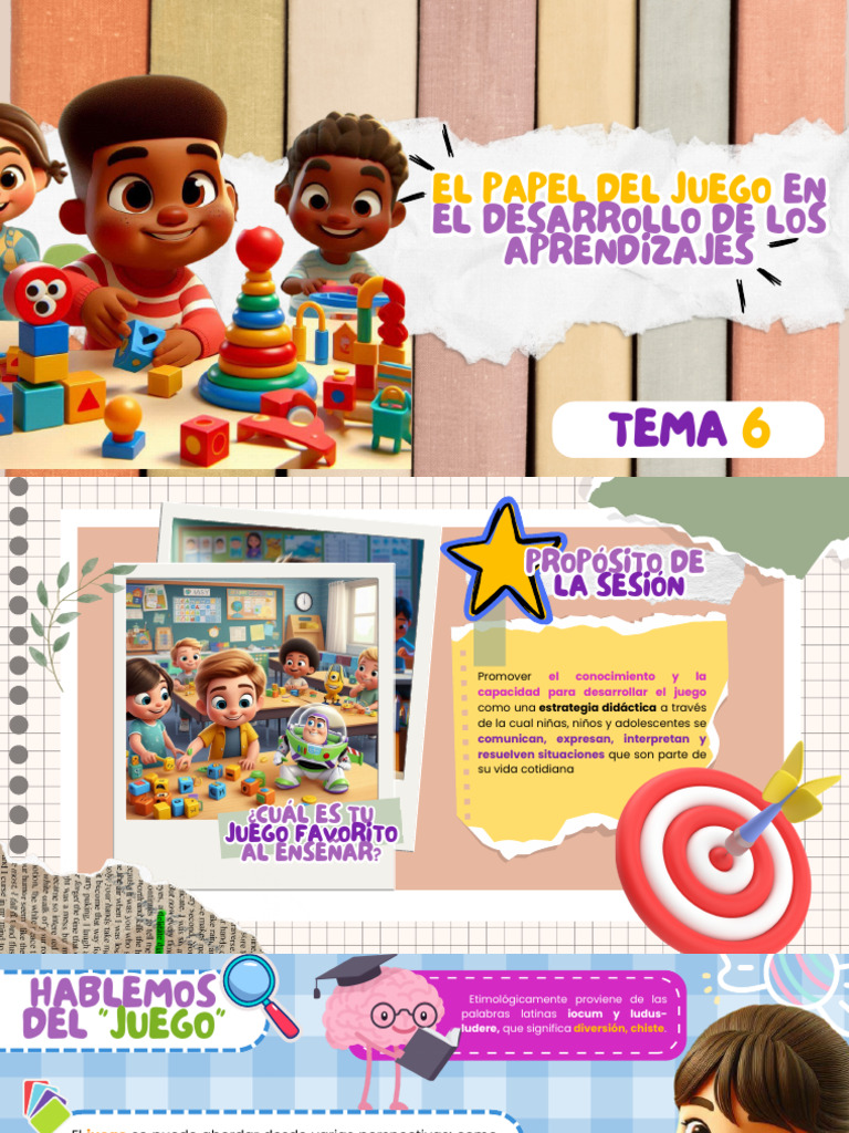 ACTUALIZACI N Del Tema 6 El Papel Del Juego en El Desarrollo de Los Aprendizajes | PDF ...