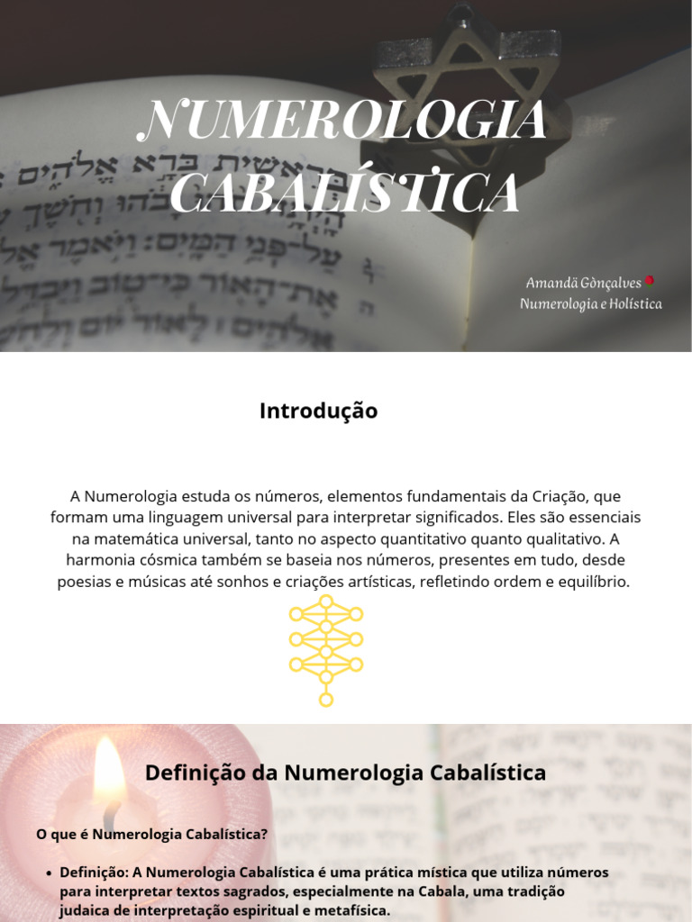 Introdução à Numerologia Cabalística | PDF | Cabala