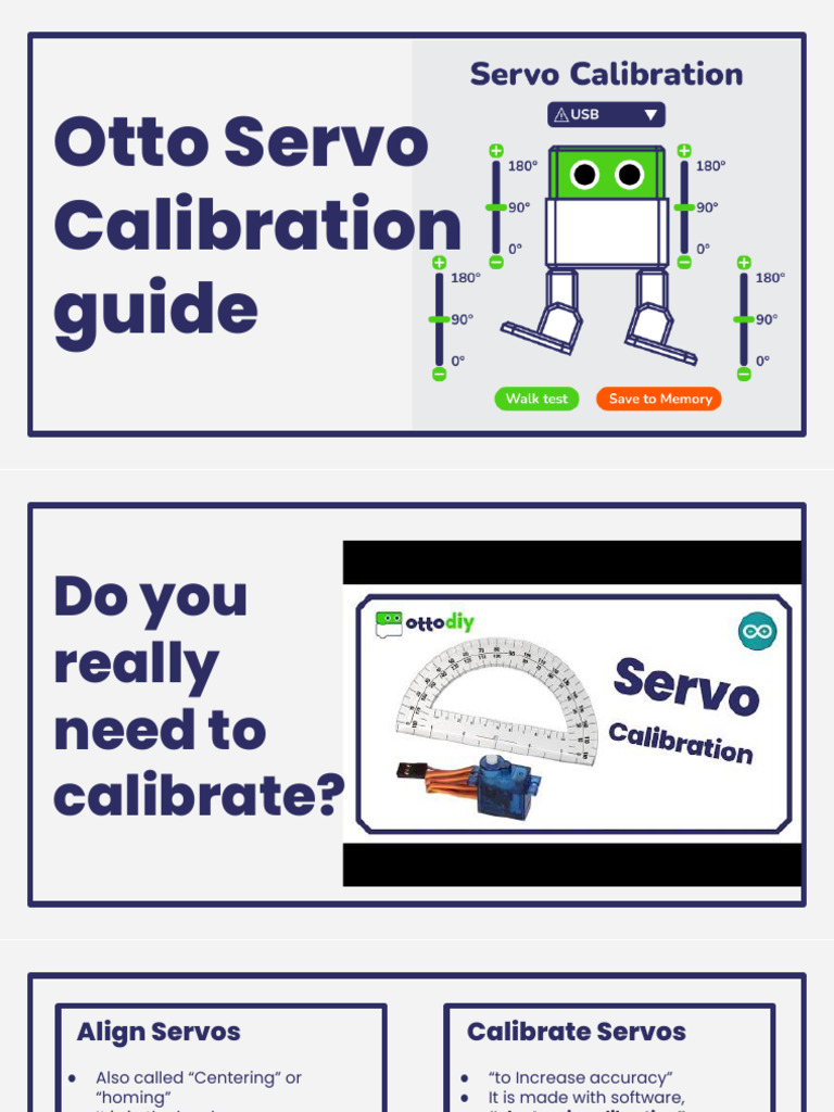 Otto Servo Calibration Guide | PDF | Computer File | Computer Architecture