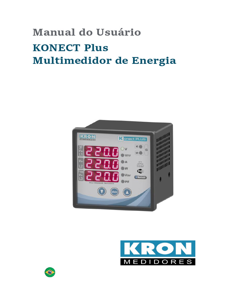Konect Plus Manual | PDF | Energia elétrica | Internet das Coisas