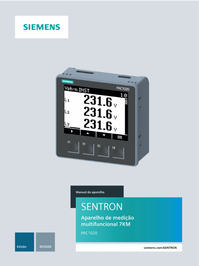 Manual do Instrumento de Medição PAC1020 | PDF | Energia elétrica | Medição