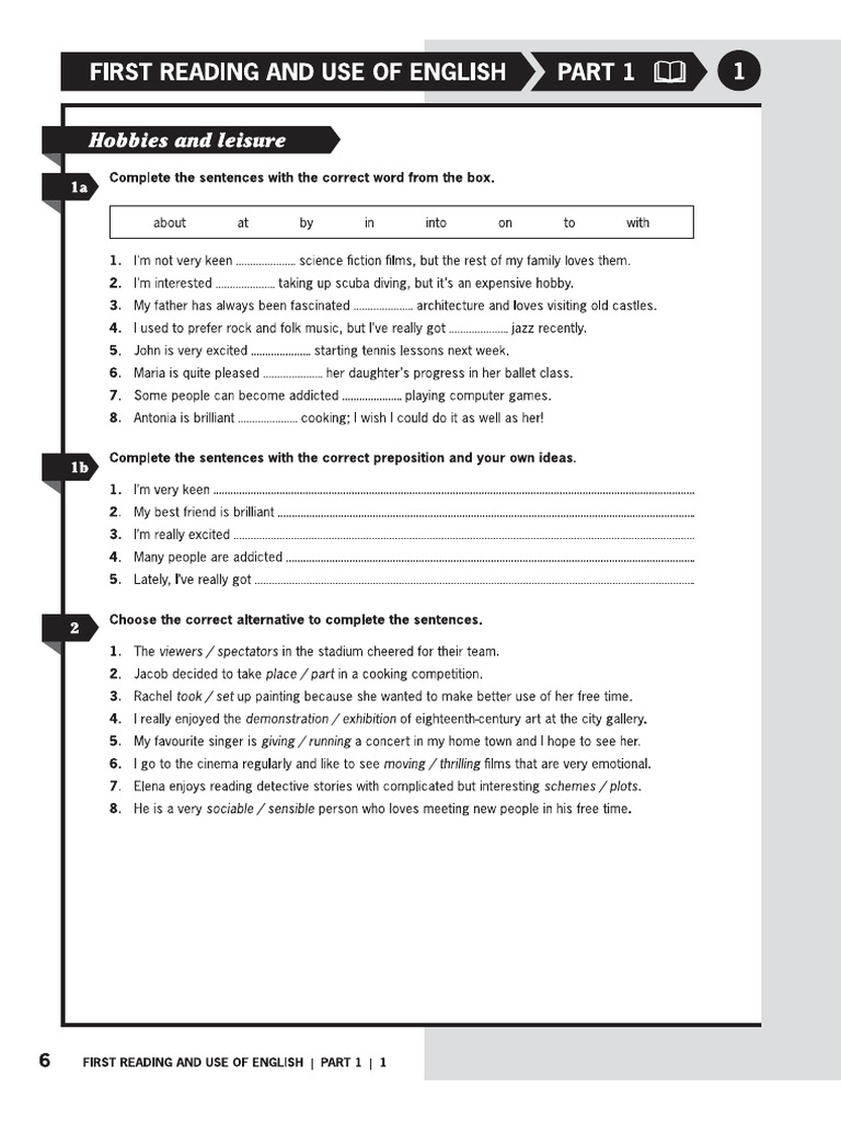 Use of English Part 1 | PDF