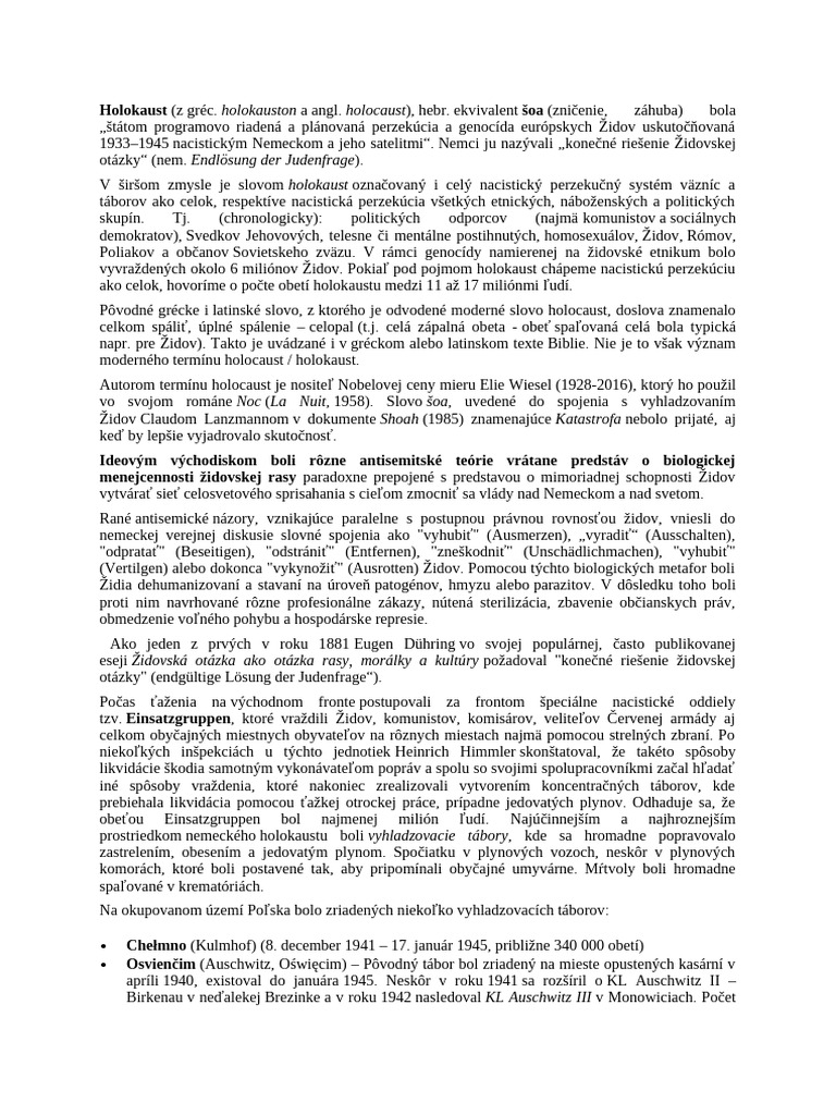 Holokaust | PDF