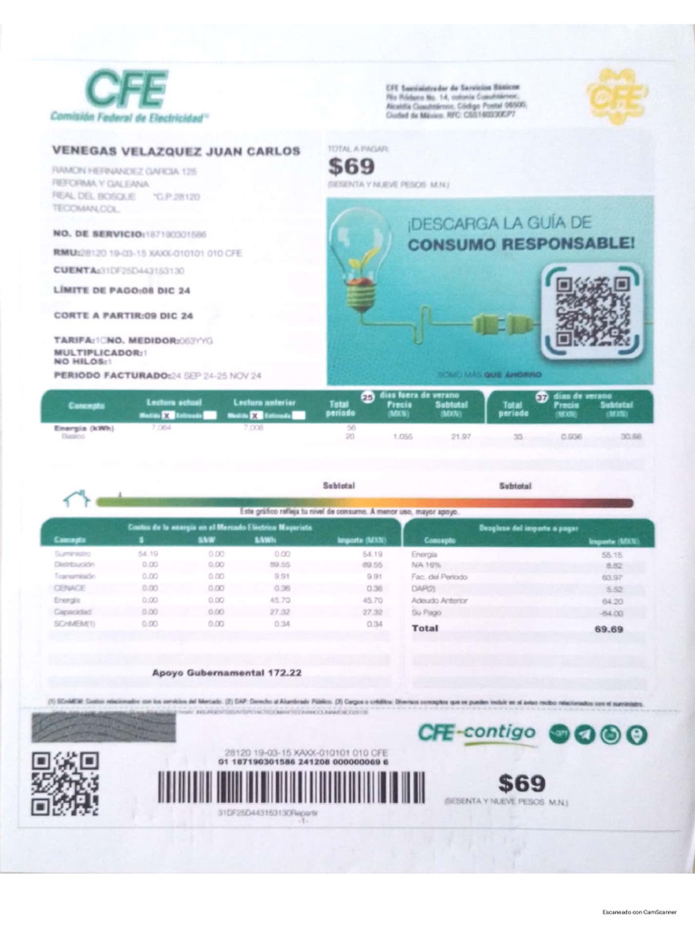 Comprobante de Domicilio | PDF