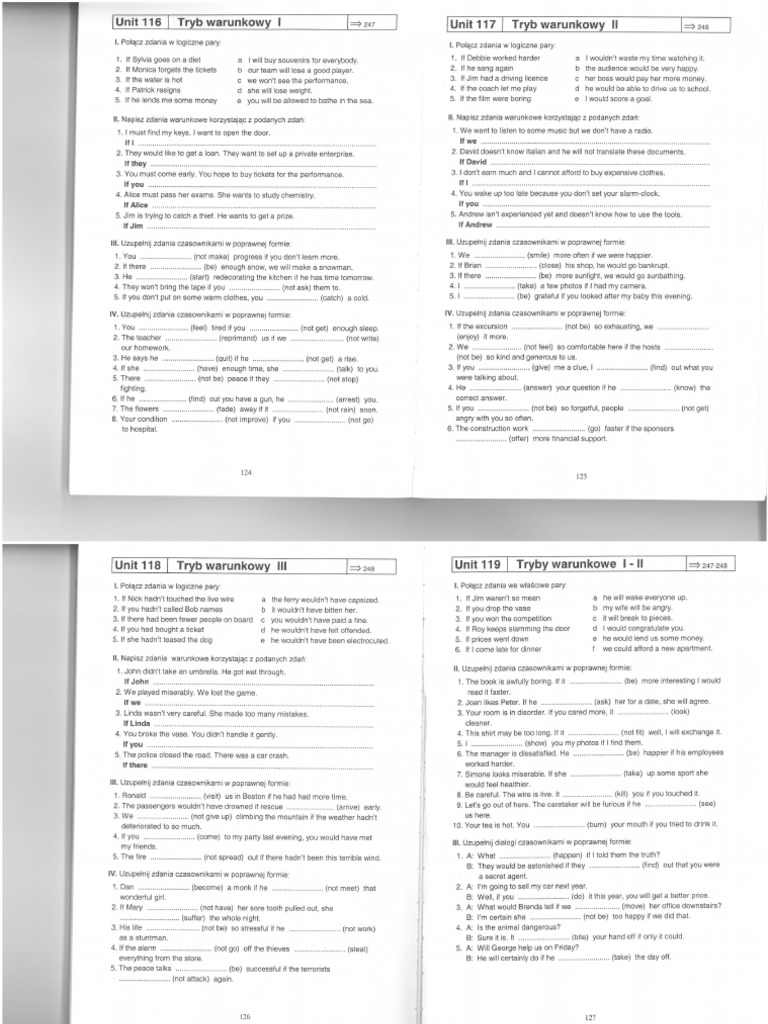 Conditionals Cwiczenia | PDF