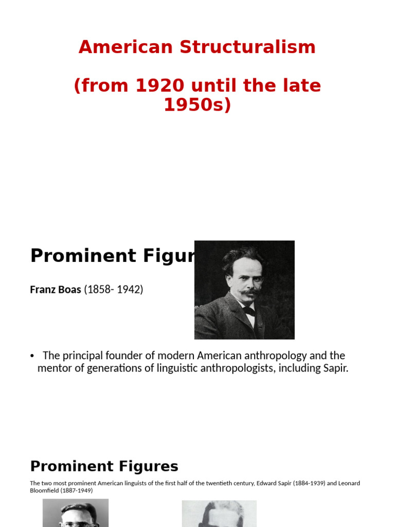 American Structuralism | PDF | Linguistics | Plural