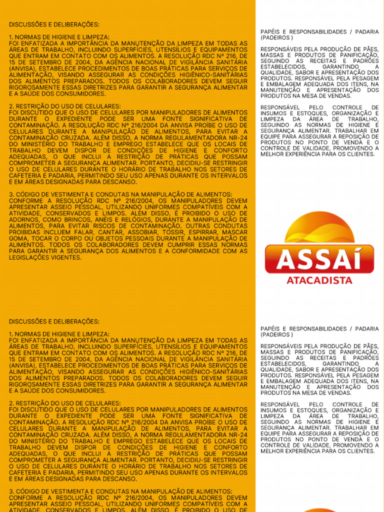 Folheto Reunião Assaí - Colorido PDF | PDF