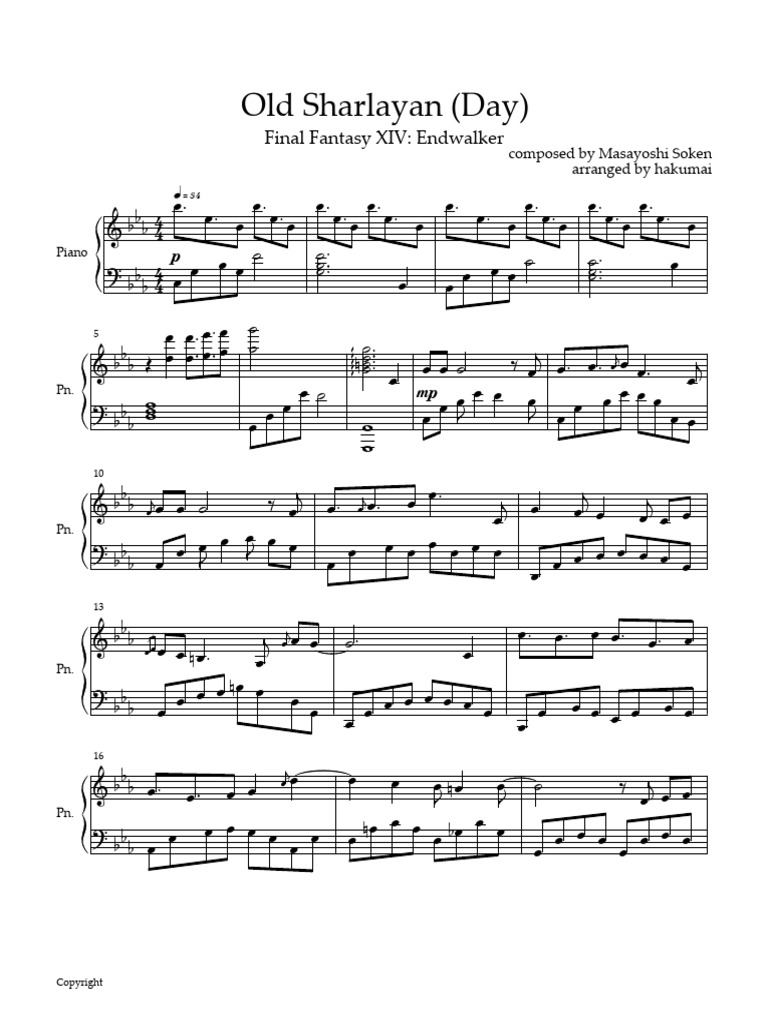 Final Fantasy XIV - Old Sharlayan | PDF