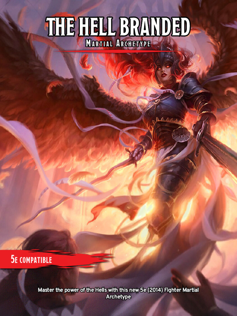 Hell Branded Fighter Archetype 5e | PDF