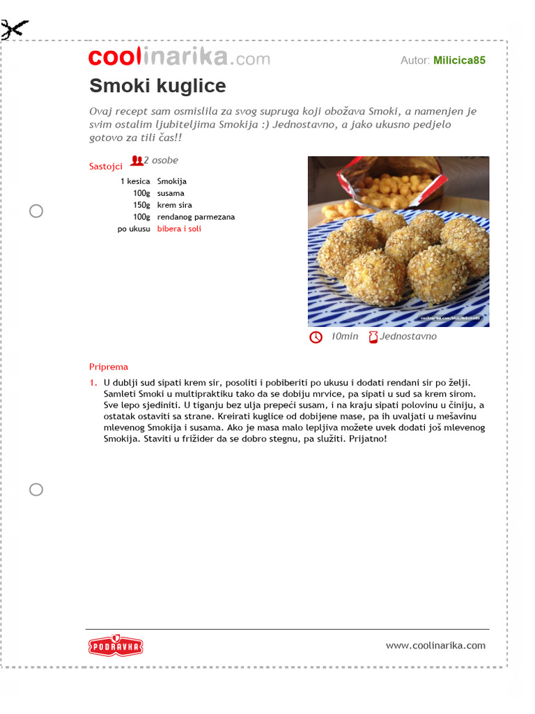 Smoki Kuglice | PDF