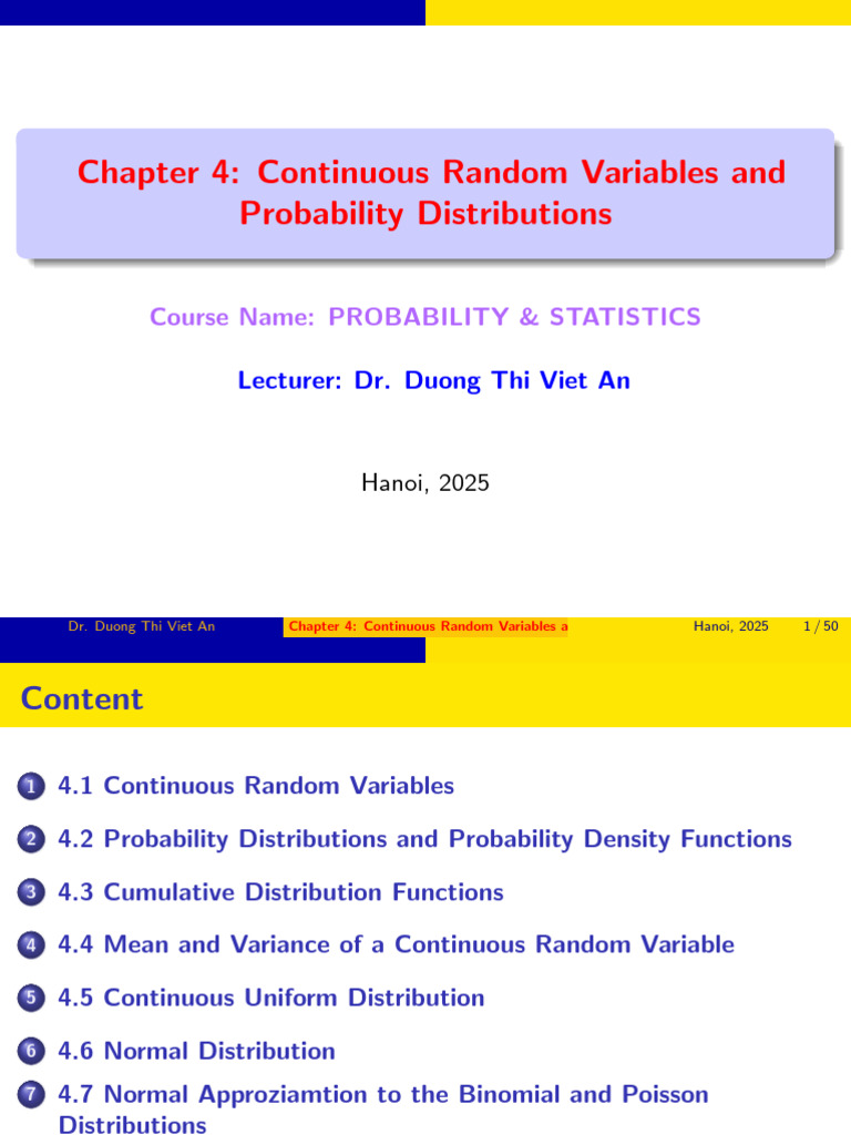 677bdd626199af283a1a44f0 Chapter4.ContinuousRandomVariables | PDF ...