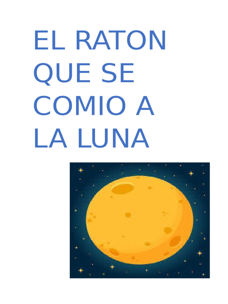 El Raton Que Se Comio A La Luna | PDF