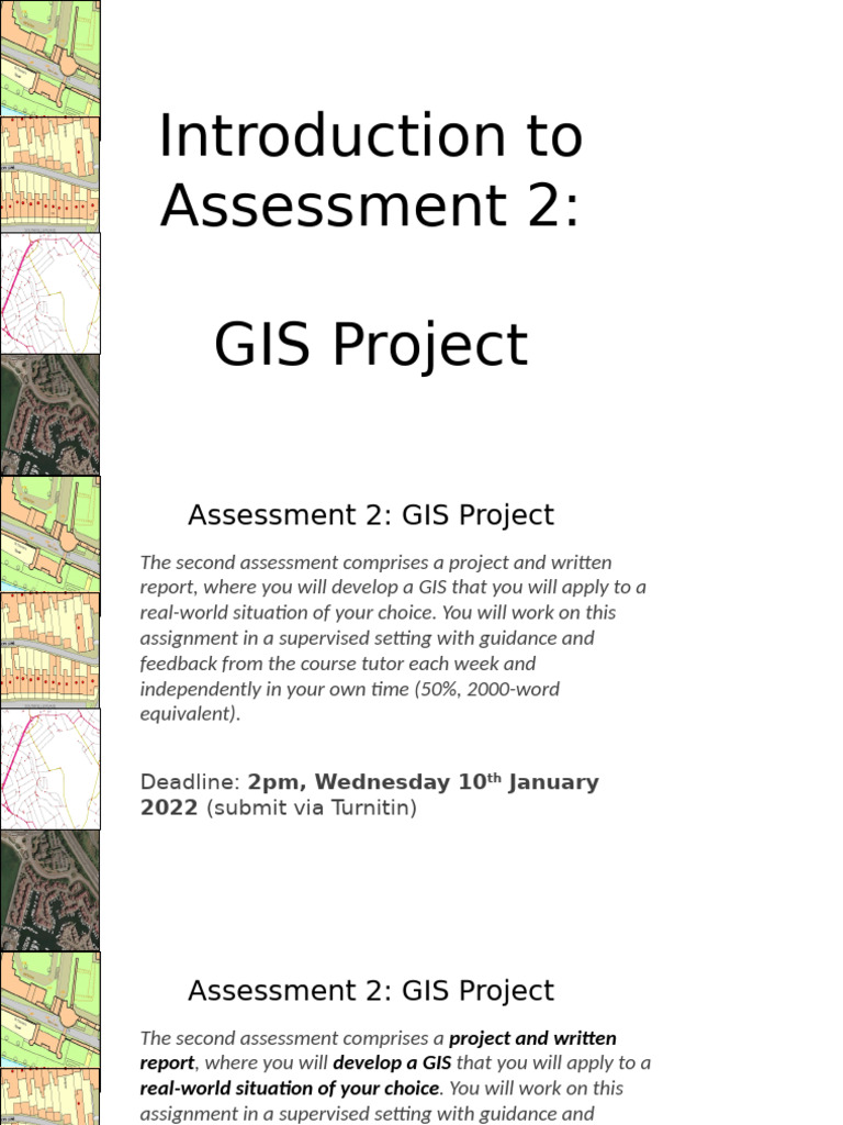 GIS Project Assessment Overview | PDF | Geographic Information System ...