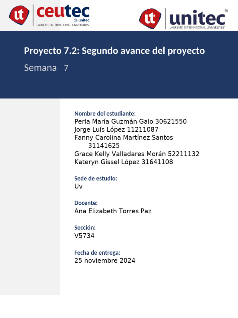 S 7 Segundo Avance Gestion Por Competencias II | PDF