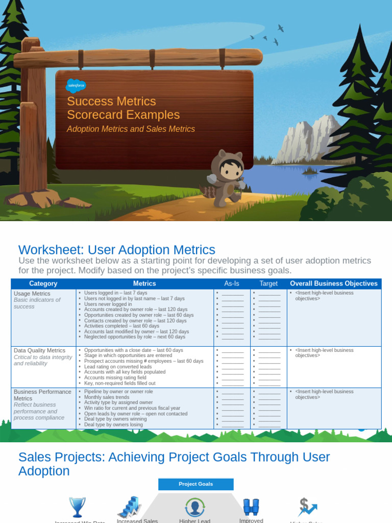Success Metrics Template | PDF | Performance Indicator | Forecasting