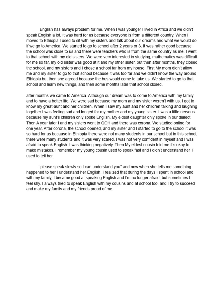 Overcoming English Challenges in America | PDF