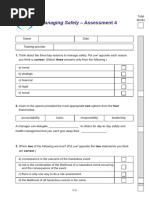 Iosh Risk Assessment Form | PDF | Risk | Hazards