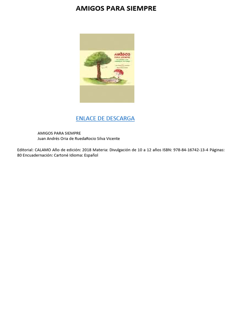 AMIGOS PARA SIEMPRE | PDF