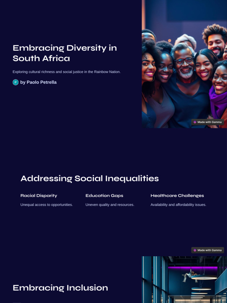 Embracing Diversity in South Africa | PDF