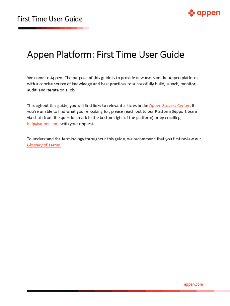 Appen Platform First Time User Guide - 12-08-2020 | PDF | Annotation ...