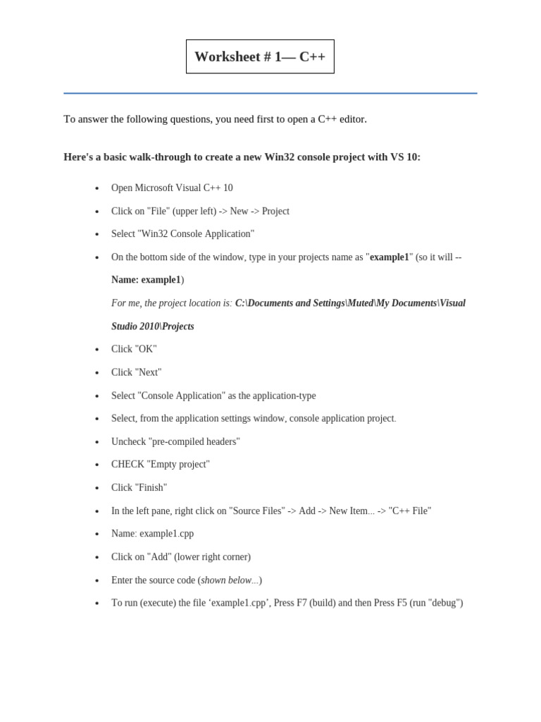 Worksheet_1_C | PDF | Integer (Computer Science) | Computer Engineering