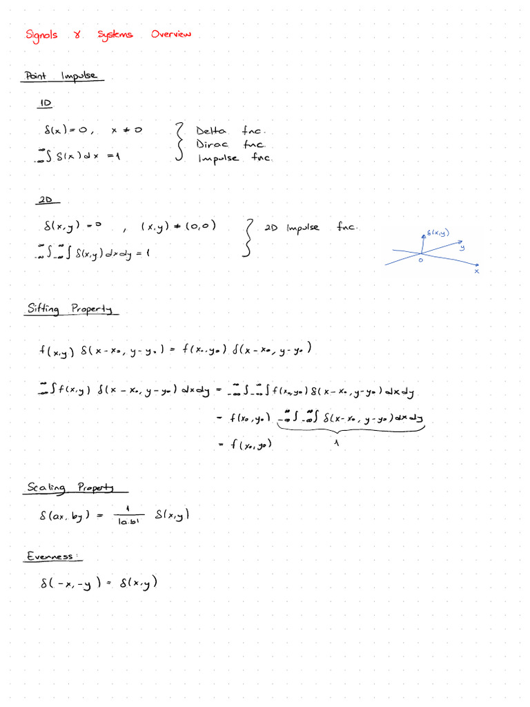 2)Signals and Systems | PDF