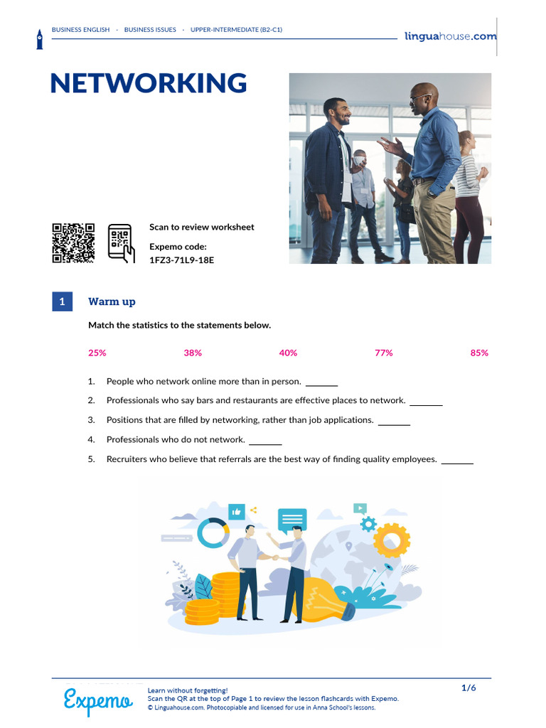 Networking British English Student B2 C1 | PDF | Verb