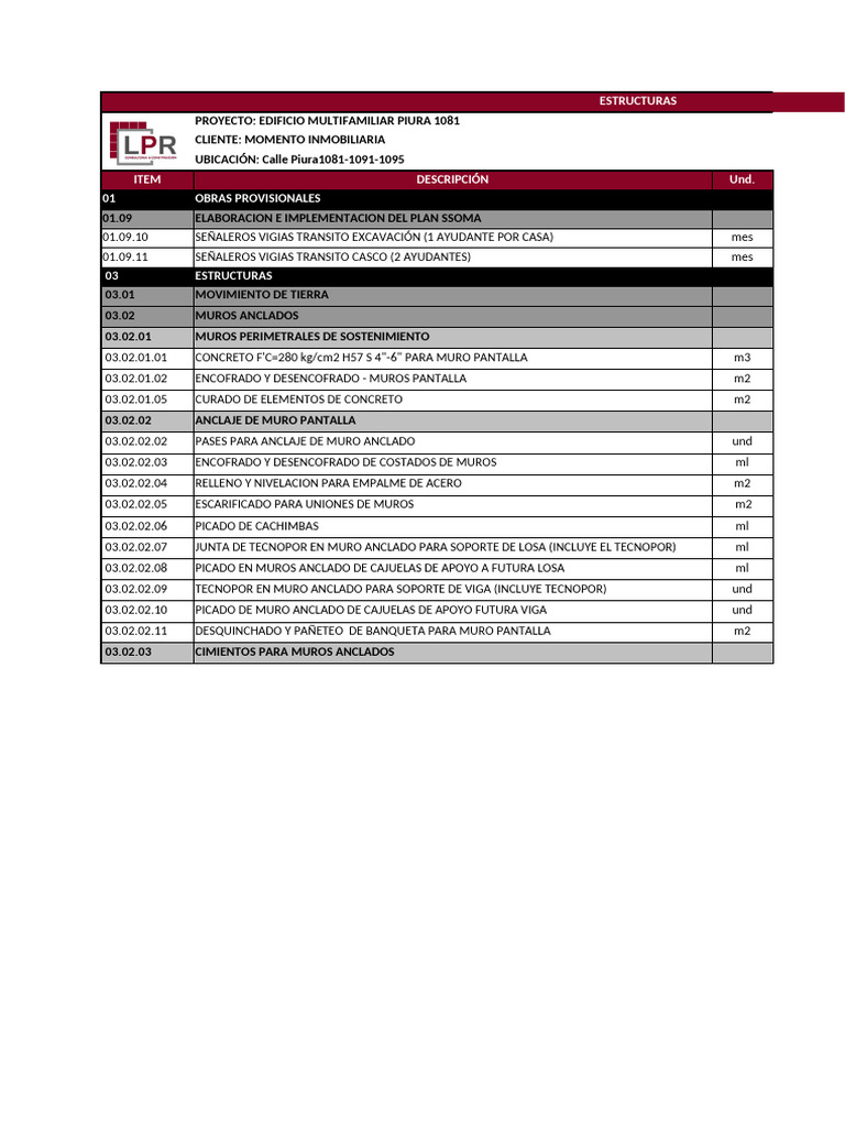 Isp Modelo | PDF | Ingeniería estructural | Ingeniero civil