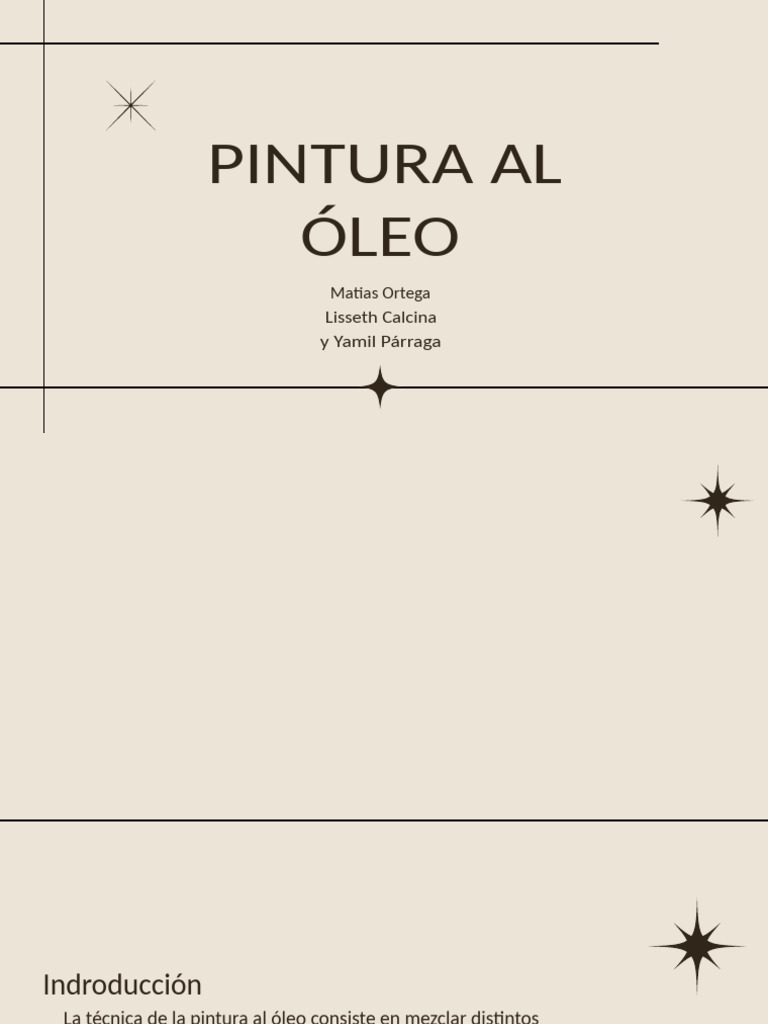 Pintura Al Óleo | PDF | Pinturas | Pintura al óleo