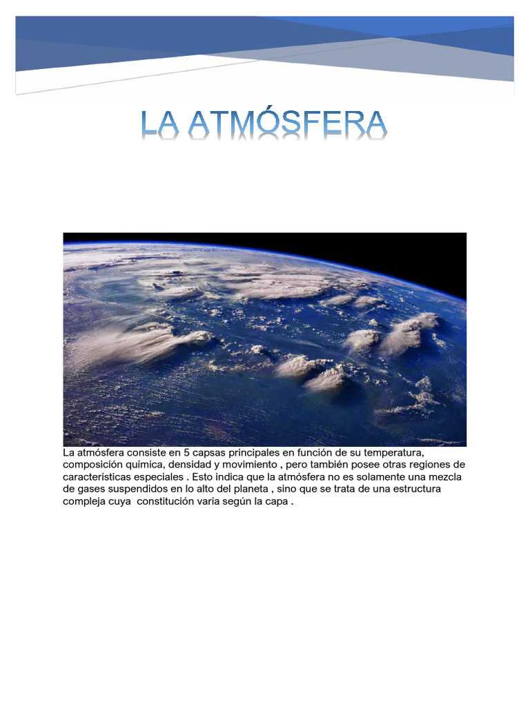 Atmosfera | PDF | Atmósfera | Tierra