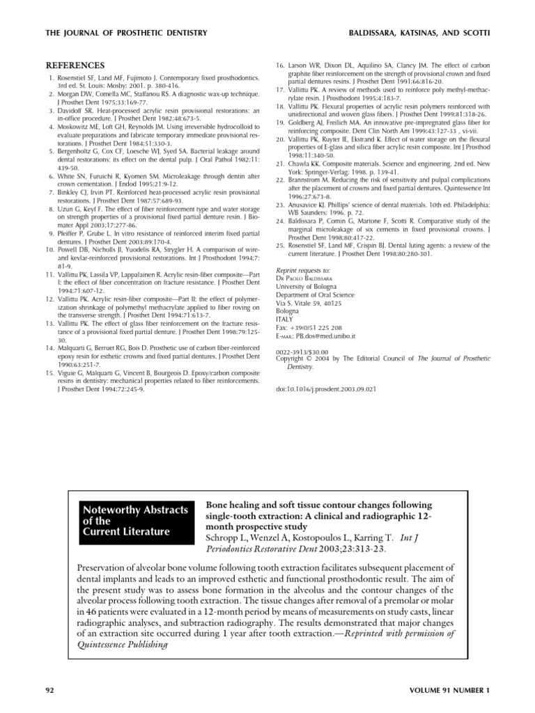 Bone Healing and Soft Tissue Contour Changes Following Singletoo 2004 ...