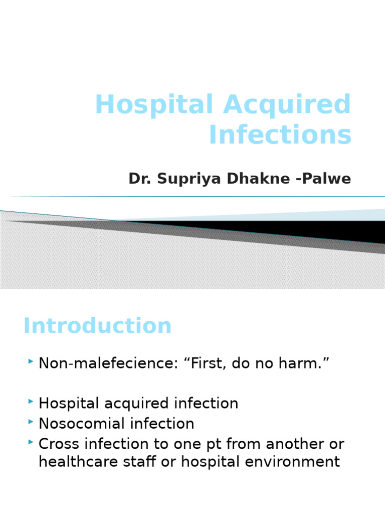 Hospital Acquired Infections | PDF | Infection | Hospital Acquired ...