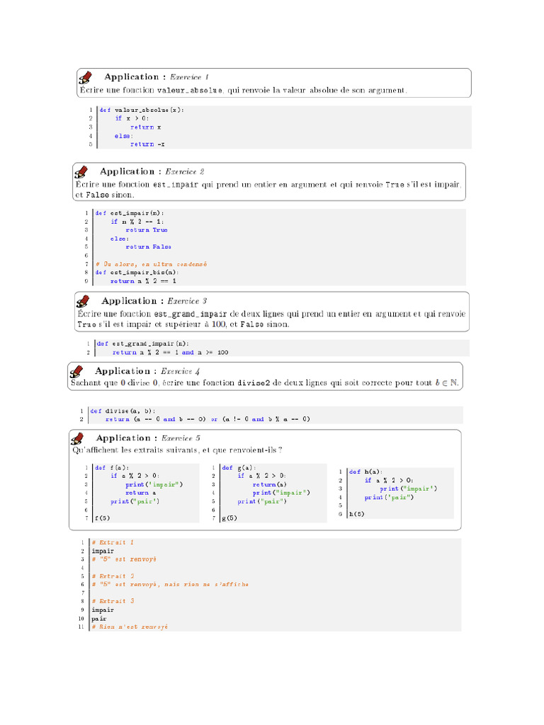 Application Branches Conditionnelles Et Boucles | PDF