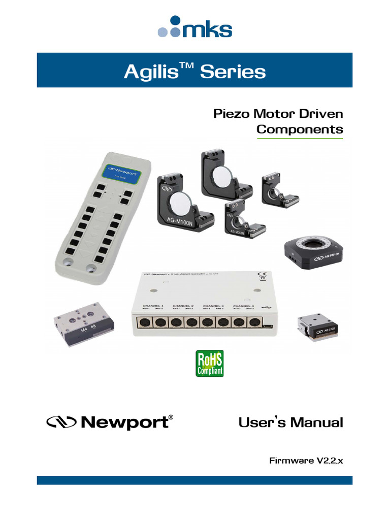 Agilis Piezo Motor Driven Components User Manual | PDF | Electrostatic ...