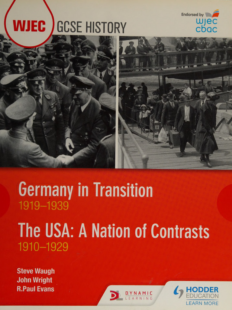 WJEC GCSE History Germany in Transition, 1919-1939 and USA | PDF ...