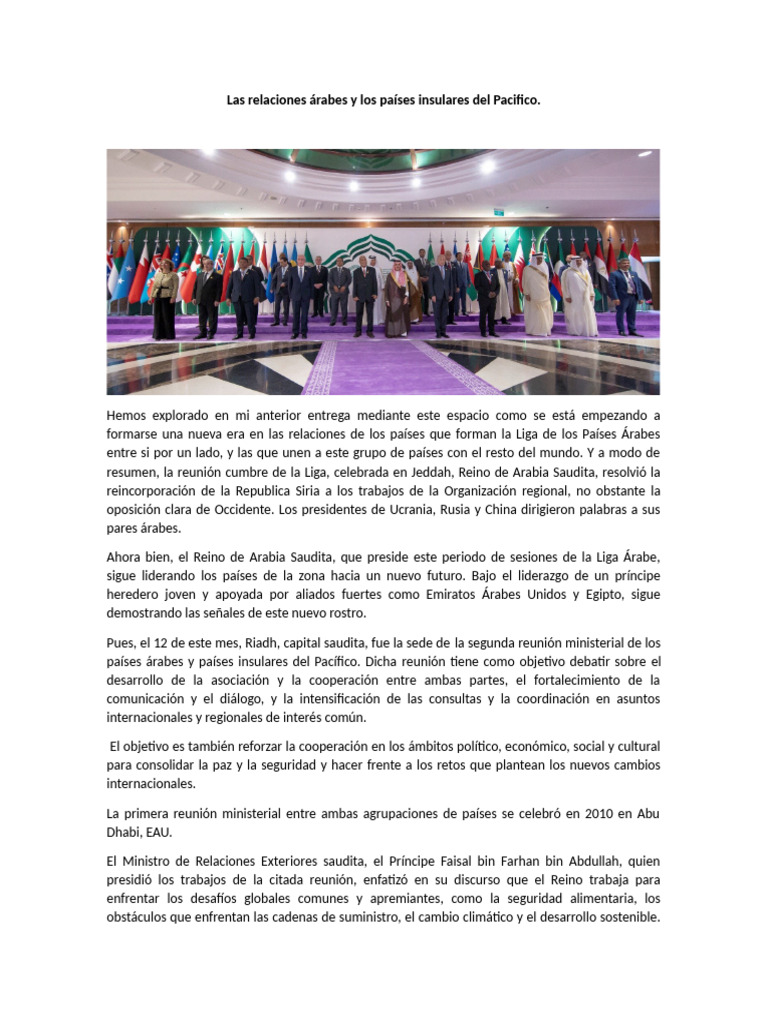 2da Entrega RHT | PDF | Emiratos Árabes Unidos | Arabia Saudita