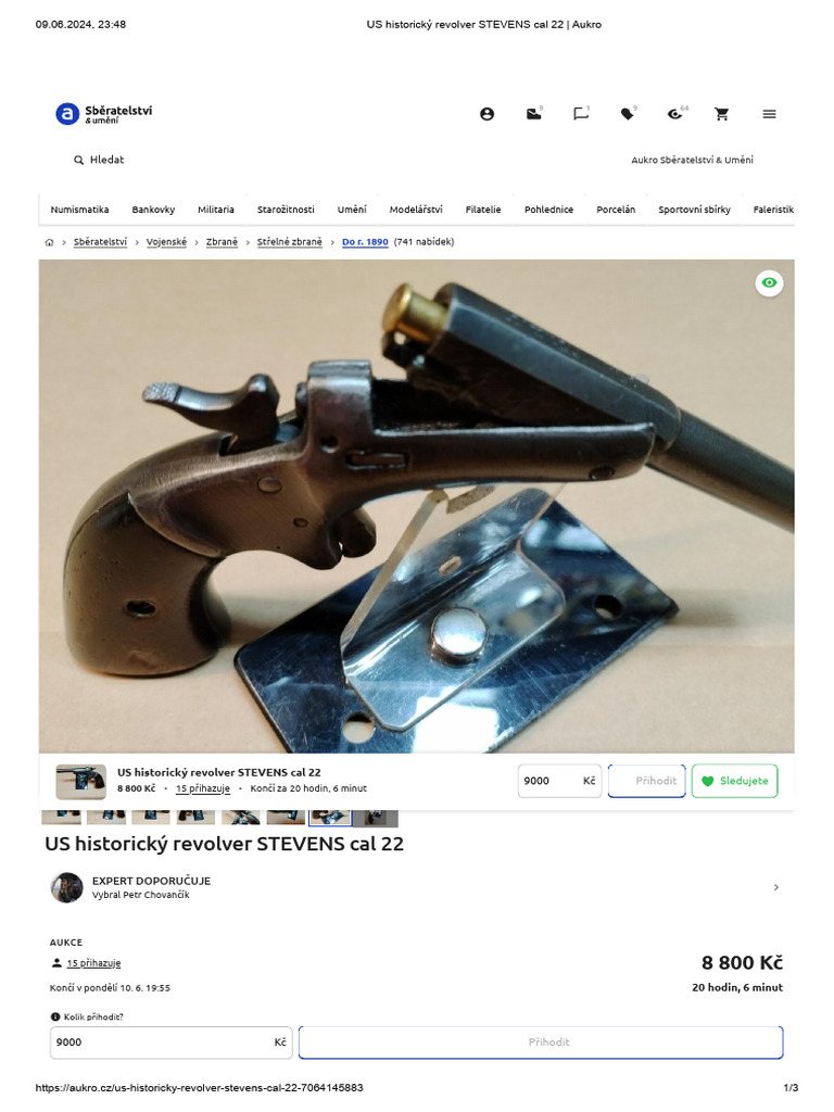 US Historický Revolver STEVENS Cal 22 - Aukro | PDF