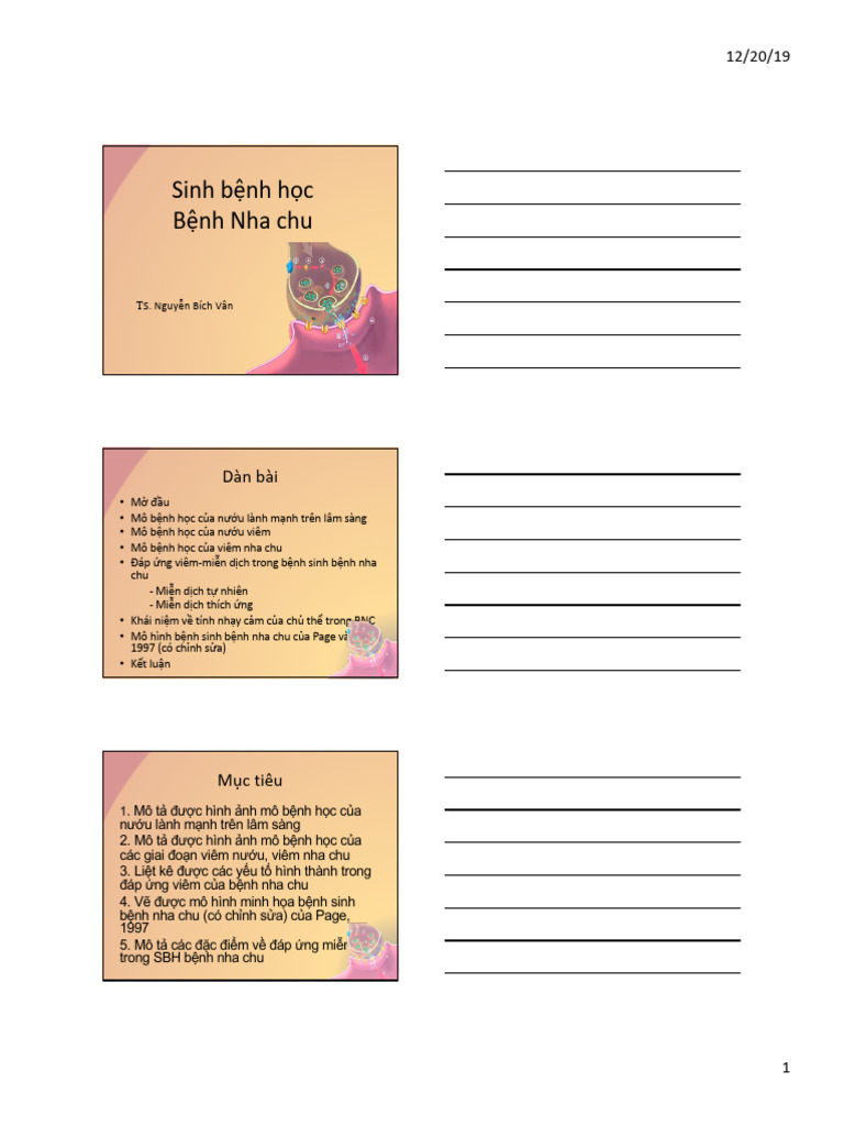 Sinh Benh Hoc Benh NC - Mien Dịch Xuong (SDH 2017-18) | PDF