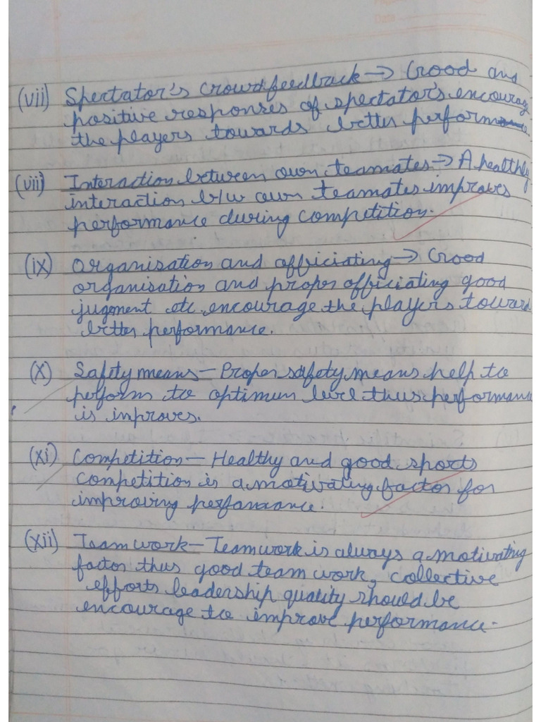 Class 12th Physical Education Unit-9 Notes | PDF