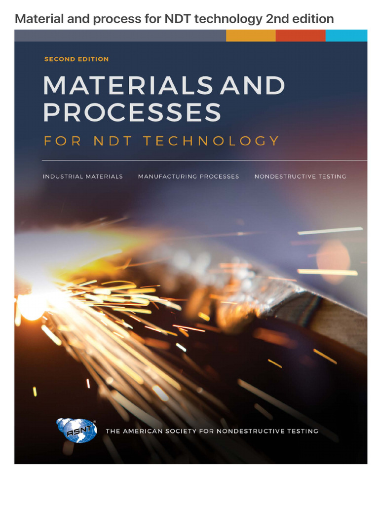 Material and Process For NDT Technology 2nd Edition | PDF