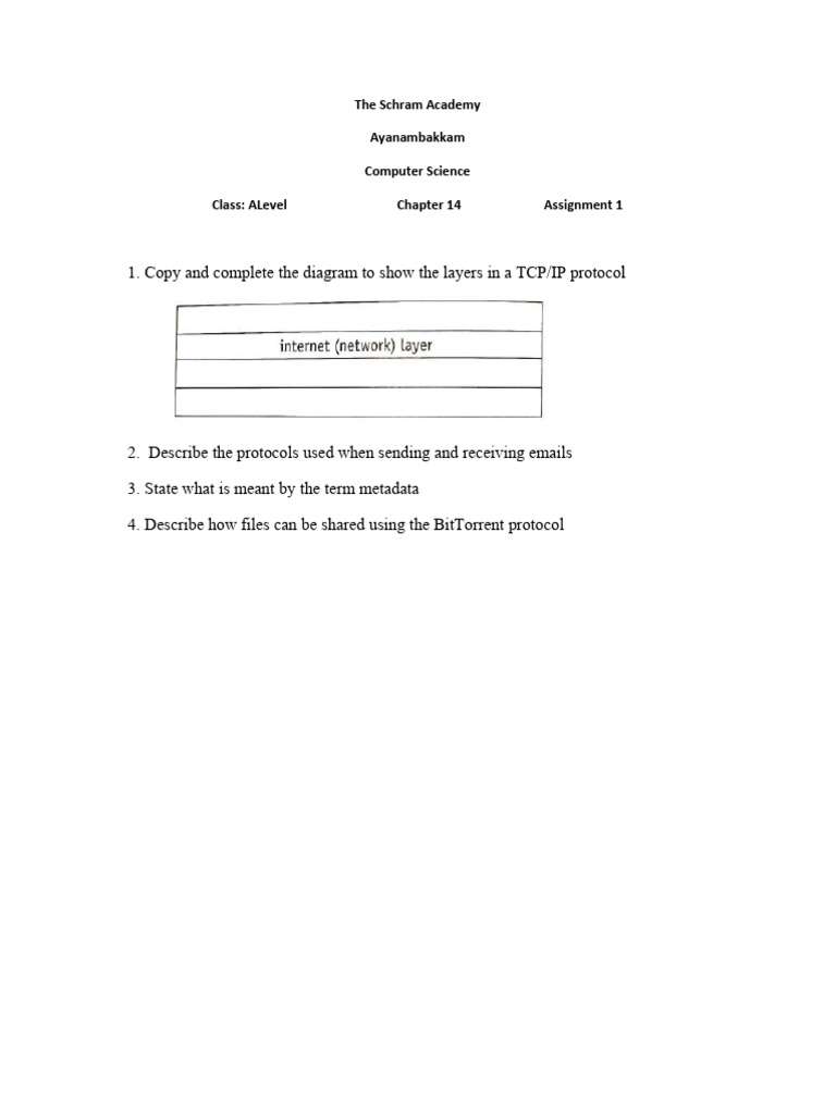 A-Level Computer Science Tasks | PDF