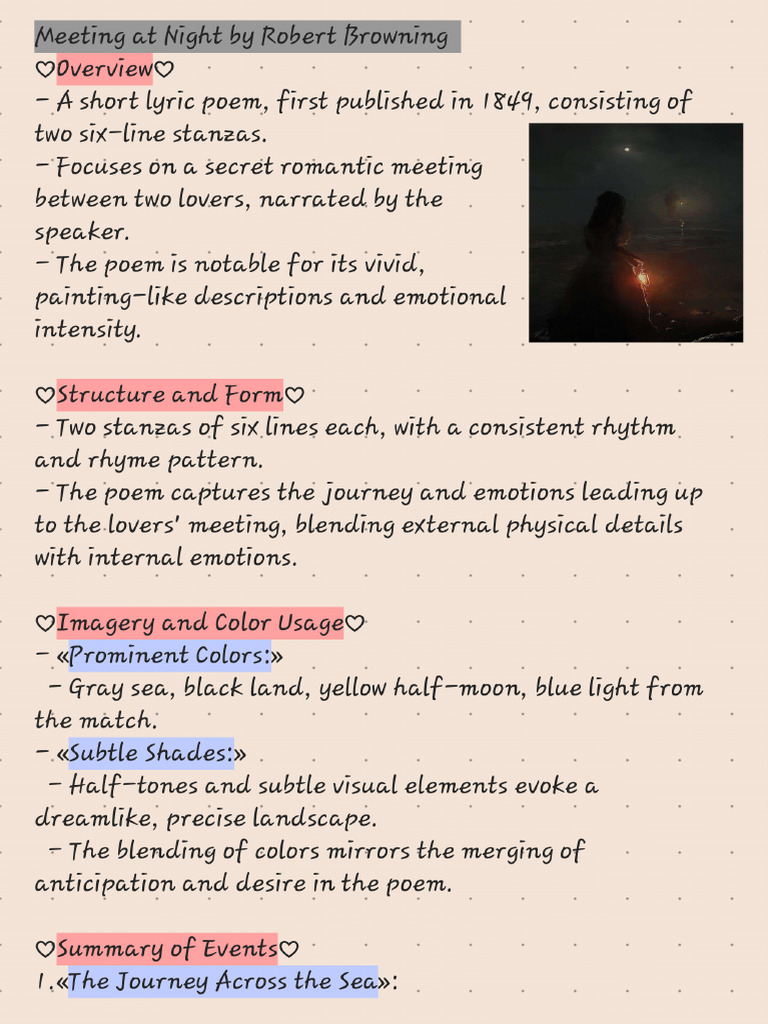 Meeting at Night | PDF
