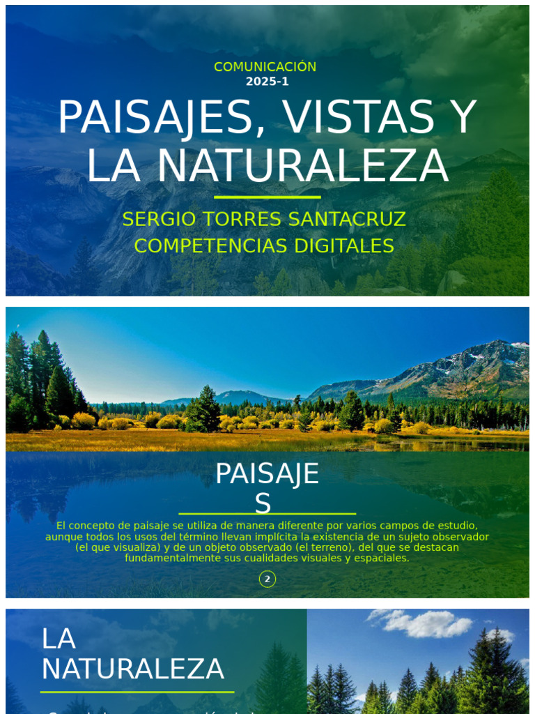 Paisajes, Vistas y Naturaleza | PDF