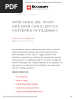 Doji Candlestick Pattern | PDF | Technical Analysis | Market Trend