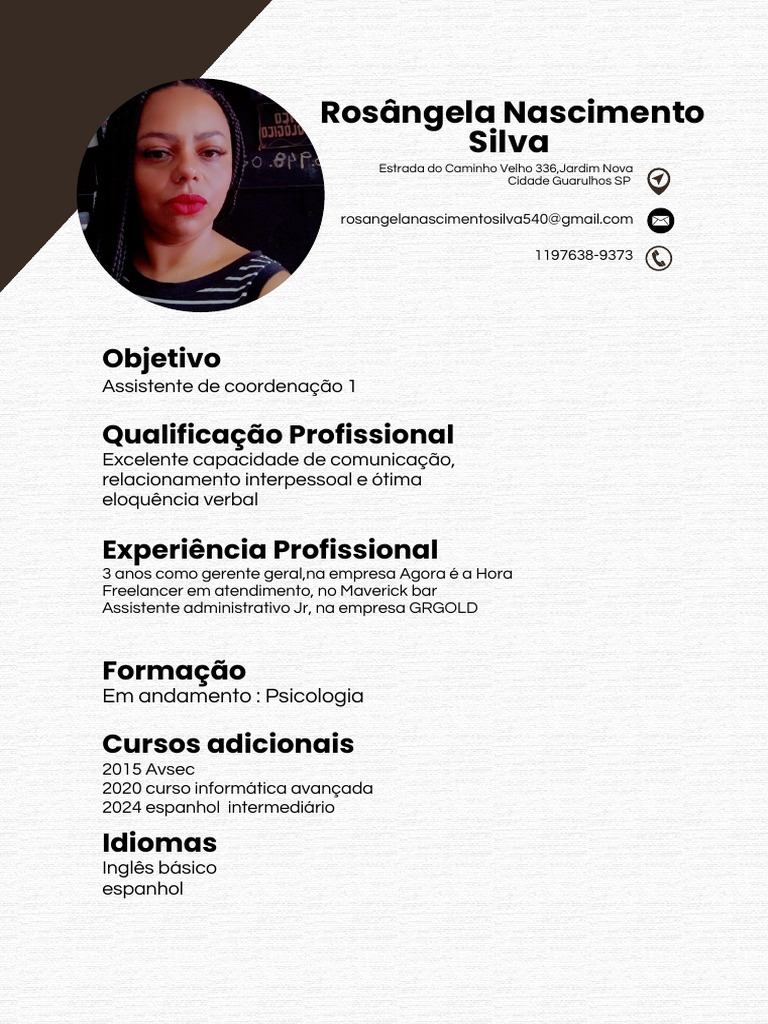 currículo atualizado | PDF