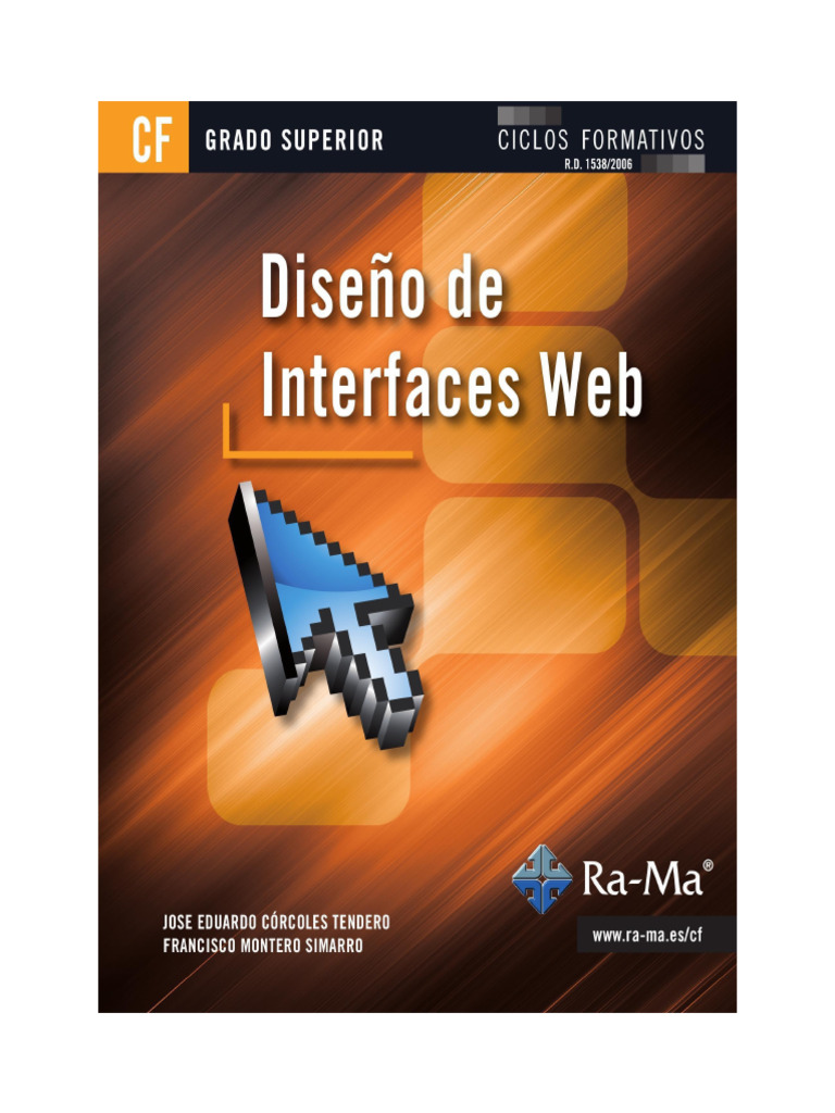 Diseo de Interfaces Web Grado Superior Graficos y Diseo Web | PDF