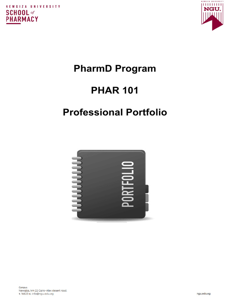 BPharm1 Professional Portfolio Guide | PDF | Cancer | Breast Cancer