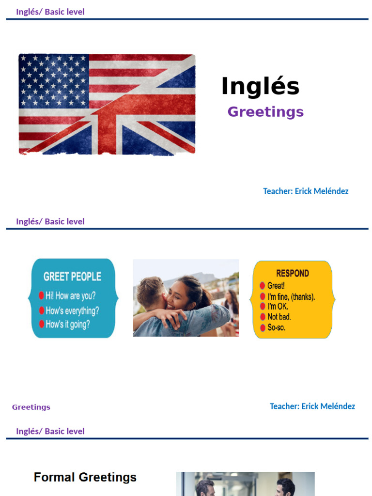 Greetings Classroom Posters 145576 | PDF