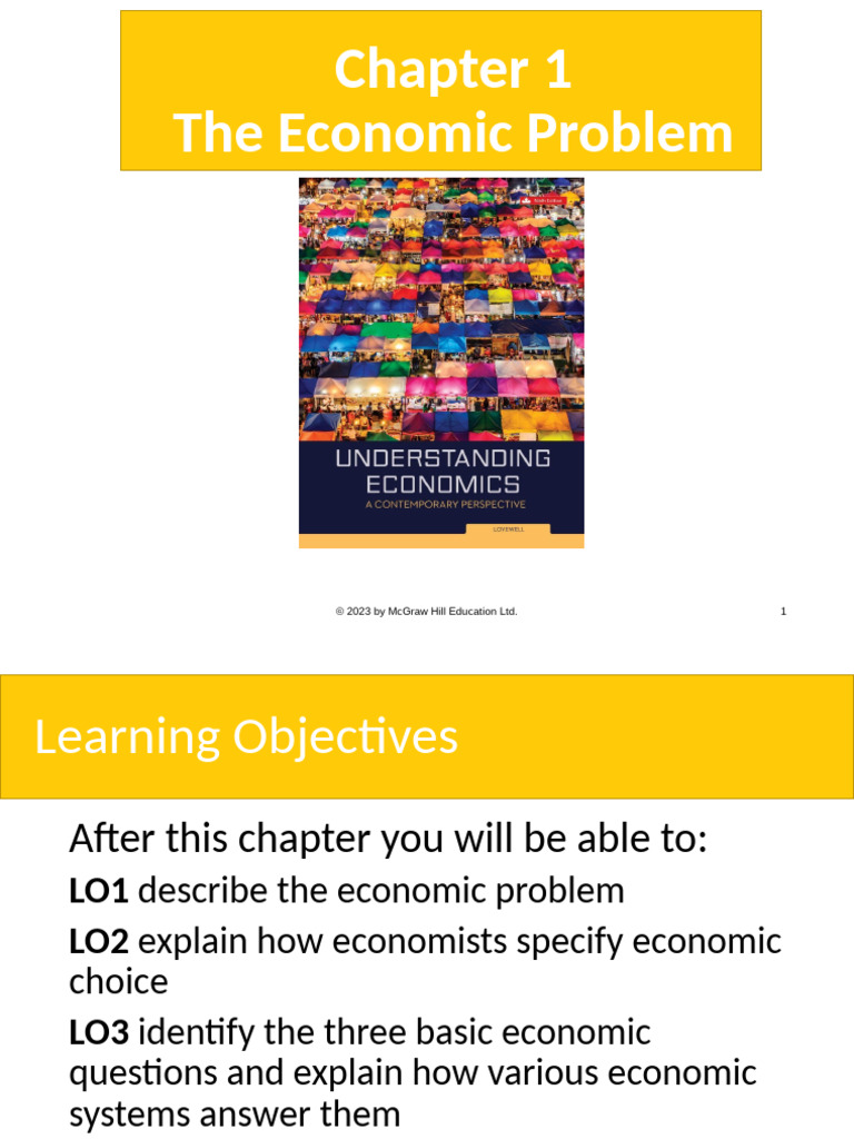 Lovewell 9e PPT CH 1 | PDF | Economics | Opportunity Cost